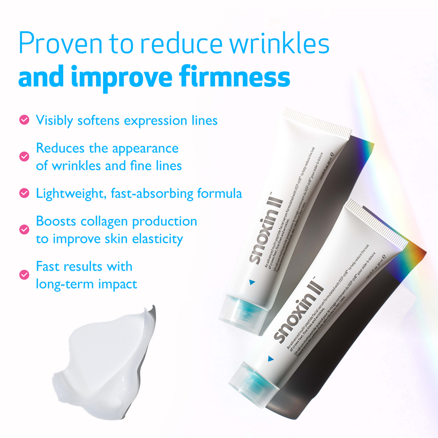 Snoxin II - Peptide Powered Anti-Aging Serum for Fine Lines & Wrinkles ...